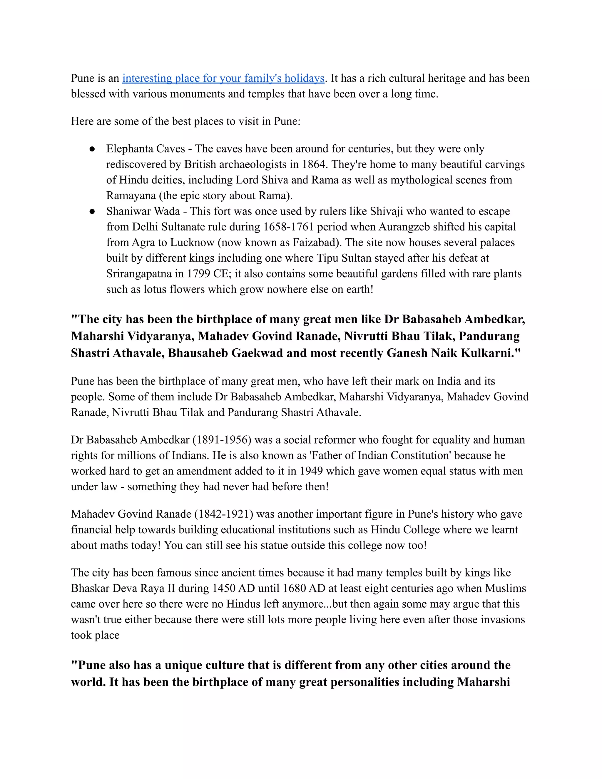 Explore the cultural heritage of Pune Best place to visit in 2023.pdf