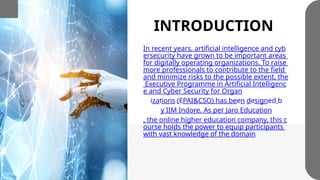 Explore the Future of AI and Cybersecurity with IIM Indore’s Program.pptx