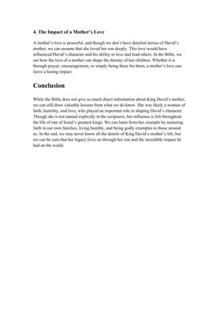 explore the identity of King David’s mother.docx