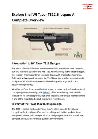 Explore the IWI Tavor TS12 Shotgun A Complete Overview | DOCX