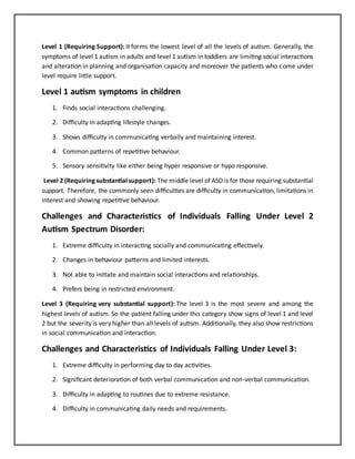 Explore the Levels of Autism in Brief: A Comprehensive Guide | PDF