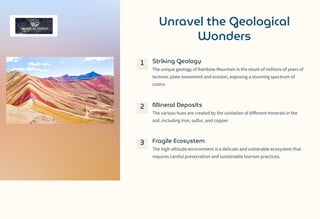 Explore the Spectacular Spectrum of Rainbow Mountain Peru | PDF