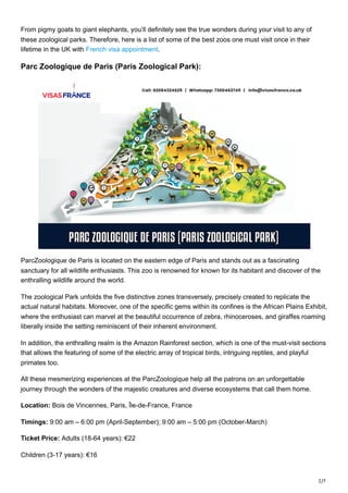 Explore the Wildlife Wonders of the Zoo in France 2024.pdf