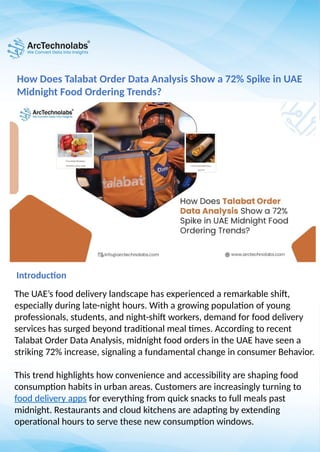 Explore UAE Night Food Trends By Talabat Order Data Analysis.pptx