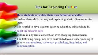 Exploring culture | PPTX