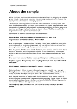 exploring-financial-exclusion.pdf FCA document | PDF