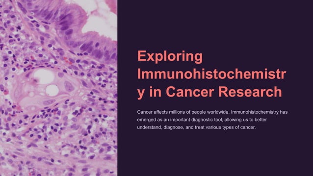 immunohistochemistry cancer |IHC-PRS | PPTX | Cancer | Diseases and ...