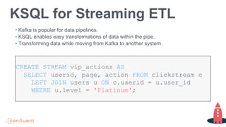 Exploring KSQL Patterns | PPT