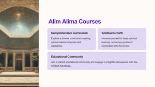 Exploring Online Islamic Education in ppt | PPTX