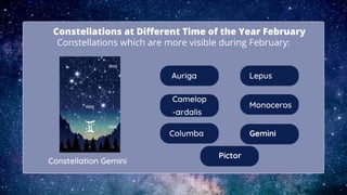 Exploring-outer-space. Showing which constellation may be bserved at ...