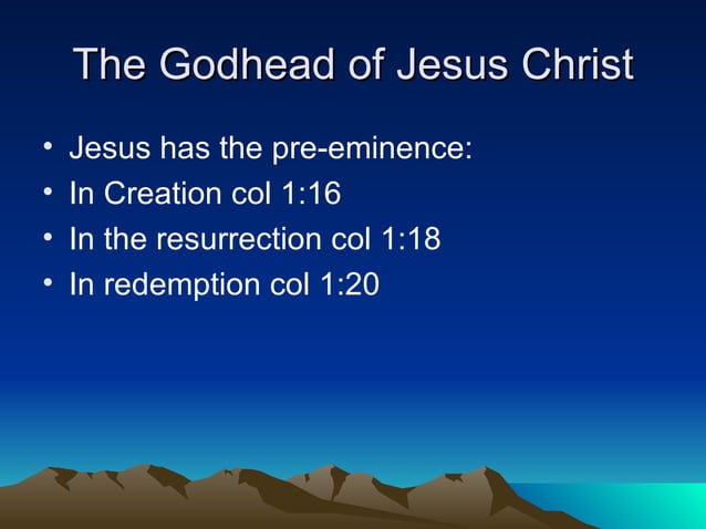 Exploring Pauls Letter To The Colossians Chapters 1 2 | PPT ...