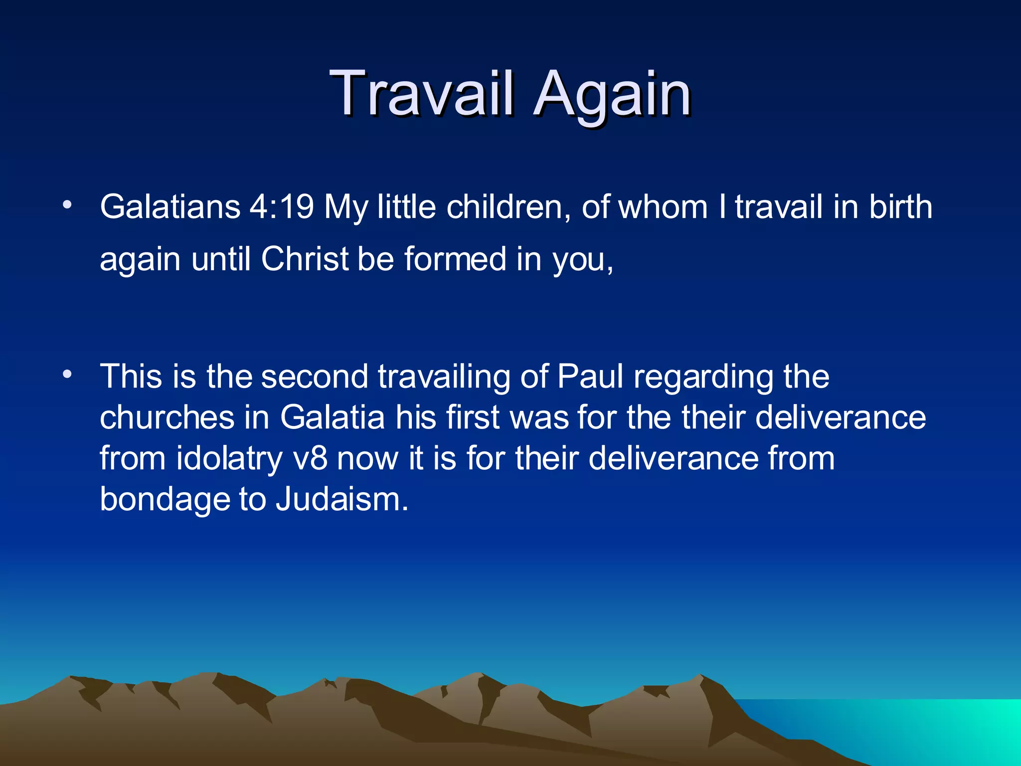 Exploring Paul’S Letter To The Galatians.Ppt Chapter Iv | PPT ...