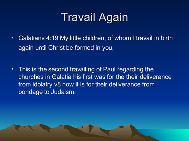 Exploring Paul’S Letter To The Galatians.Ppt Chapter Iv | PPT