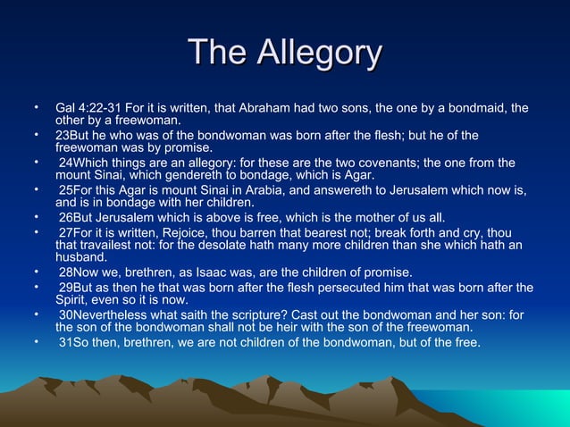 Exploring Paul’S Letter To The Galatians.Ppt Chapter Iv | PPT