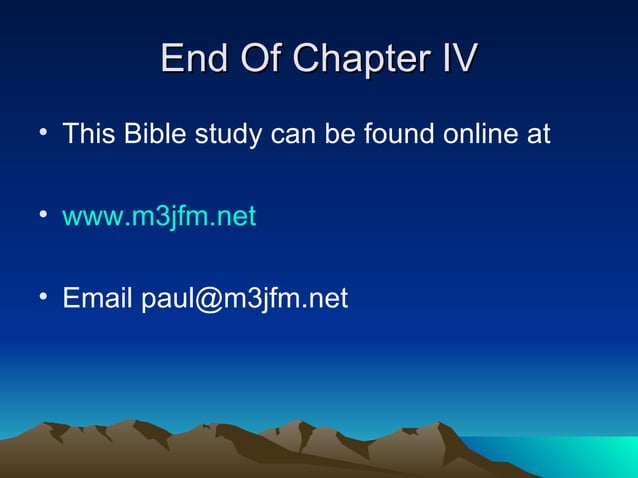 Exploring Paul’S Letter To The Galatians.Ppt Chapter Iv | PPT