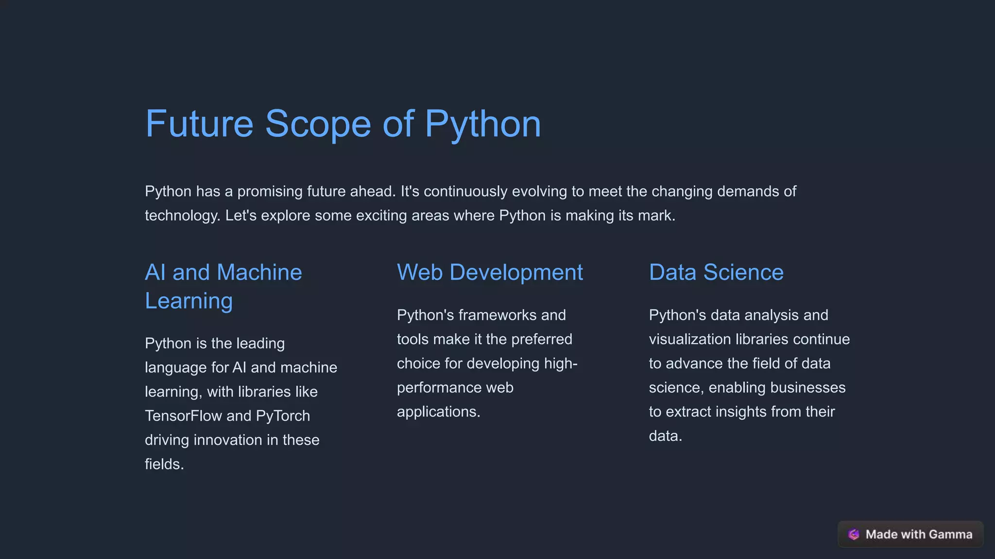 Python Scope In Future Ppt 0311