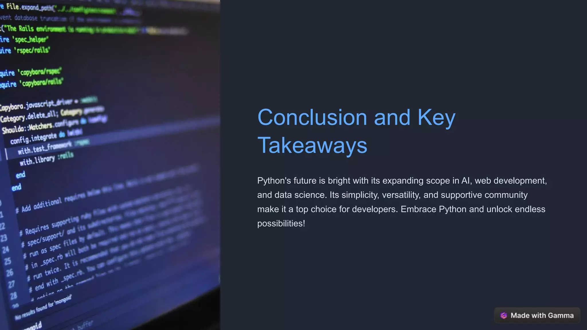 Python Scope In Future Ppt