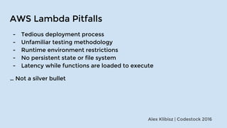 Exploring Serverless Architectures: AWS Lambda | PDF
