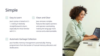 Exploring-the-Features-of-Java. characters | PPT