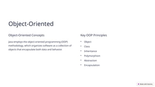 Exploring-the-Features-of-Java. characters | PPT