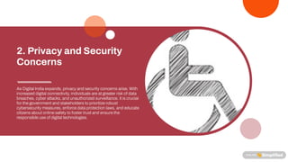 Advantages and Disadvantages of digital India | PDF