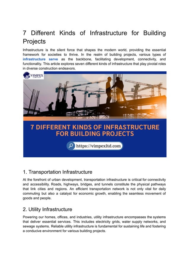 Exploring 7 Key Infrastructure Types for Building Projects.pdf