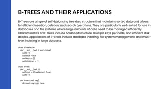 Exploring Advanced Data Structures - Hiike | PPT