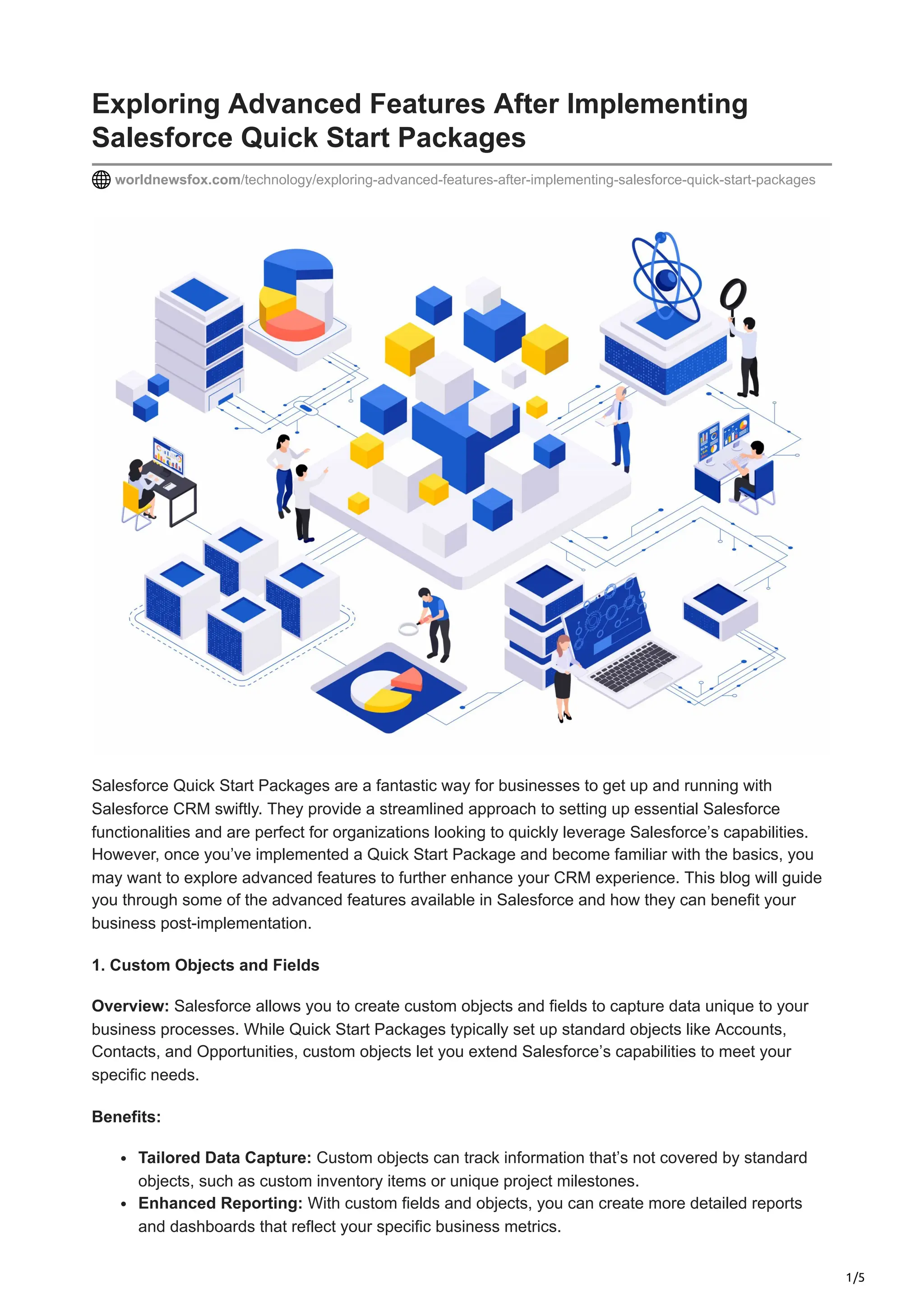 Exploring Advanced Features After Implementing Salesforce Quick Start Packages.pdf | Free Download