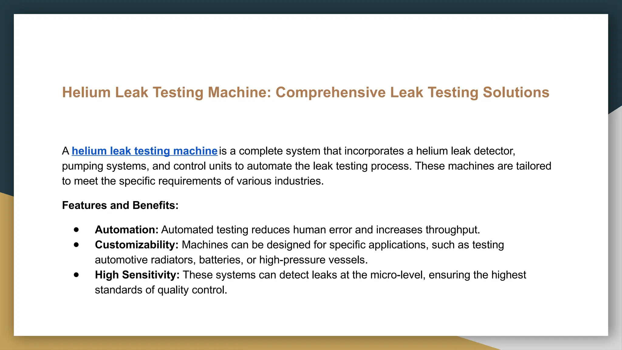 Exploring Advanced Vacuum and Helium Leak Detection Solutions.pptx