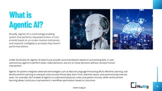 Agentic AI in Healthcare: Transforming Care Delivery | NuAIg | PDF