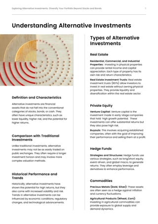 Exploring Alternative Investments - Diversify Your Portfolio Beyond ...
