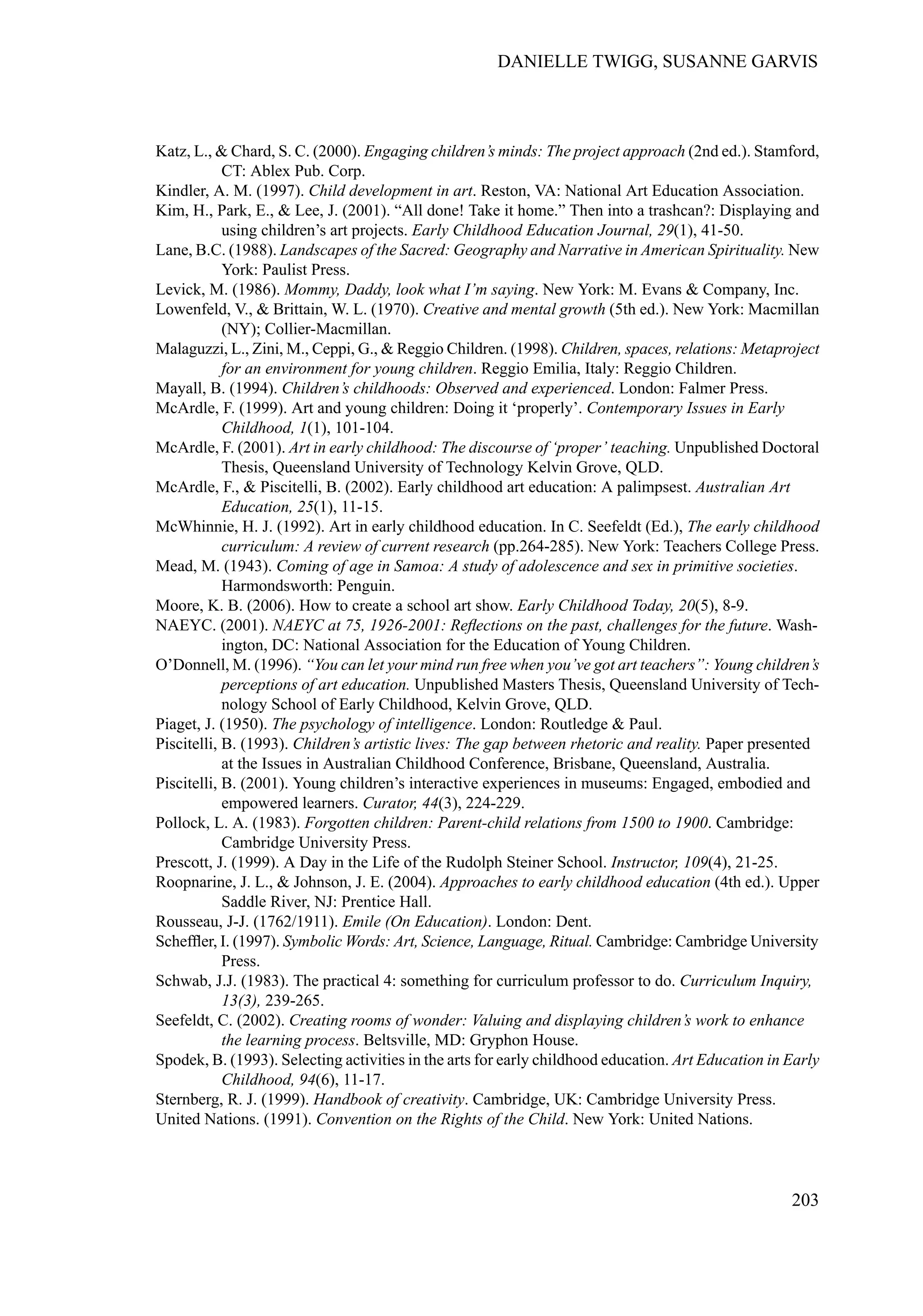 Exploring art in early childhood education | PDF