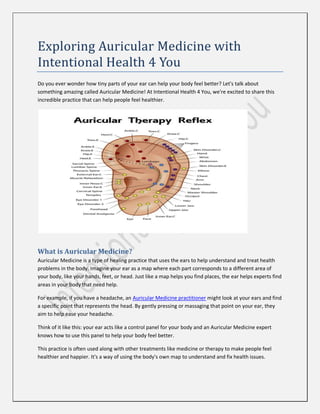 Exploring Auricular Medicine with Intentional Health 4 You | PDF