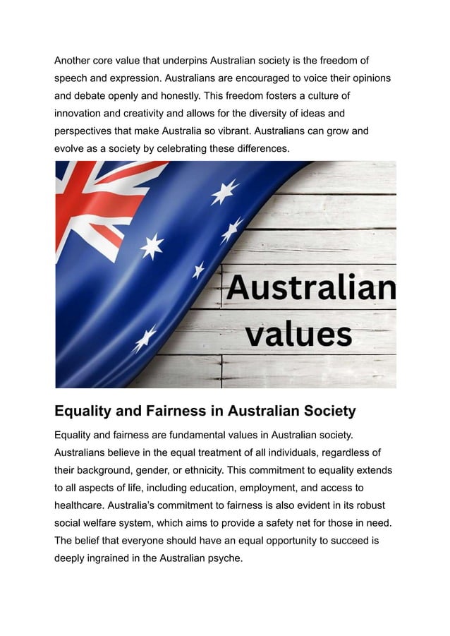 Exploring Australian Values_ Understanding the Core Principles that ...