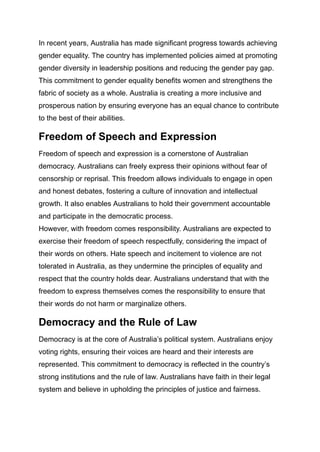 Exploring Australian Values_ Understanding the Core Principles that ...