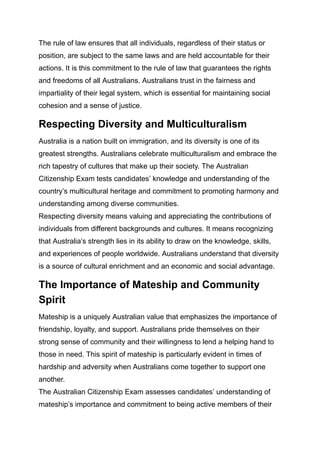 Exploring Australian Values_ Understanding the Core Principles that ...