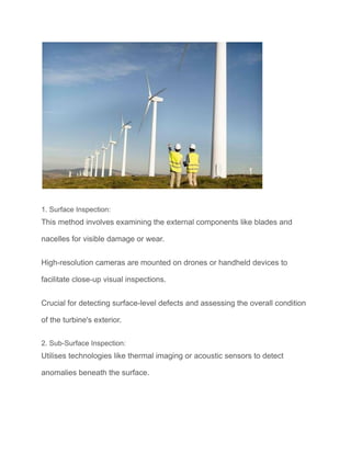 Exploring Autonomous Solutions for Wind Turbine Inspection and Repair | PDF