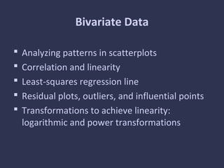 Exploring bivariate data | PPT