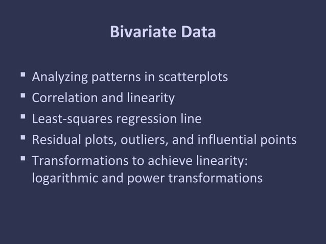Exploring Bivariate Data Ppt Physics Science
