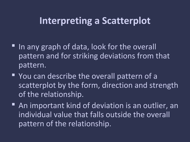 Exploring Bivariate Data Ppt Physics Science