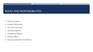 Exploring Career Paths in Cybersecurity for Technical Communicators | PPTX