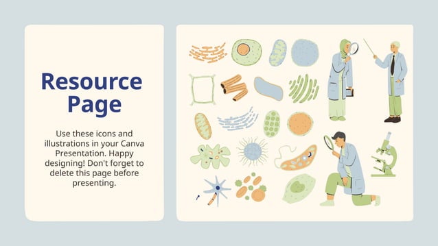 Exploring Cells in Detail Education Presentation in Hand Drawn Lightly ...