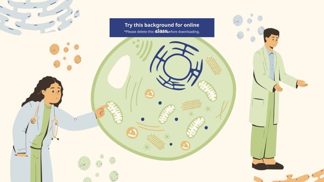 Exploring Cells in Detail Education Presentation in Hand Drawn Lightly ...