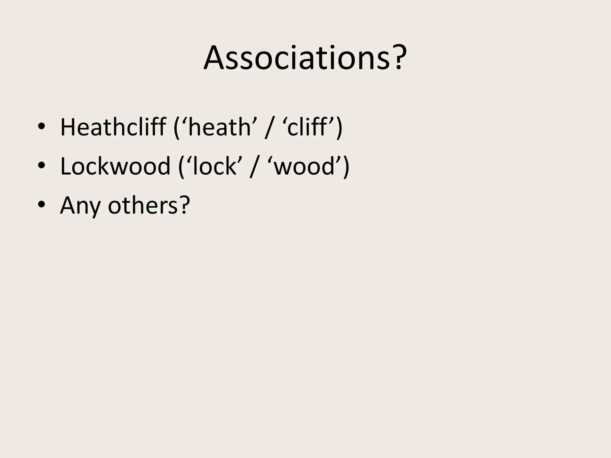 Exploring Character Ppt