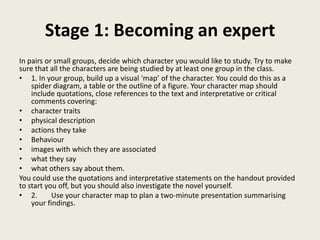 Exploring character | PPTX