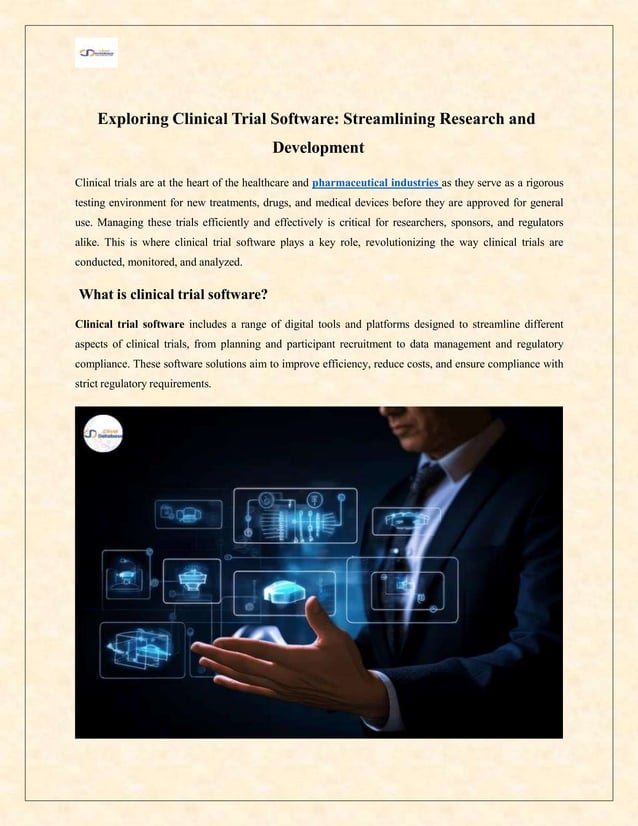 Revolutionizing Clinical Trials with Clival Database | PDF