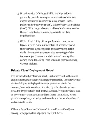 Exploring Cloud Deployment Models for 2023.pdf | Cloud Computing | Internet