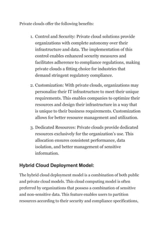 Exploring Cloud Deployment Models for 2023.pdf | Cloud Computing | Internet