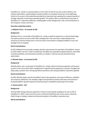 Exploring Cloudflare Inc.'s Executive Team An In-depth Analysis.pdf