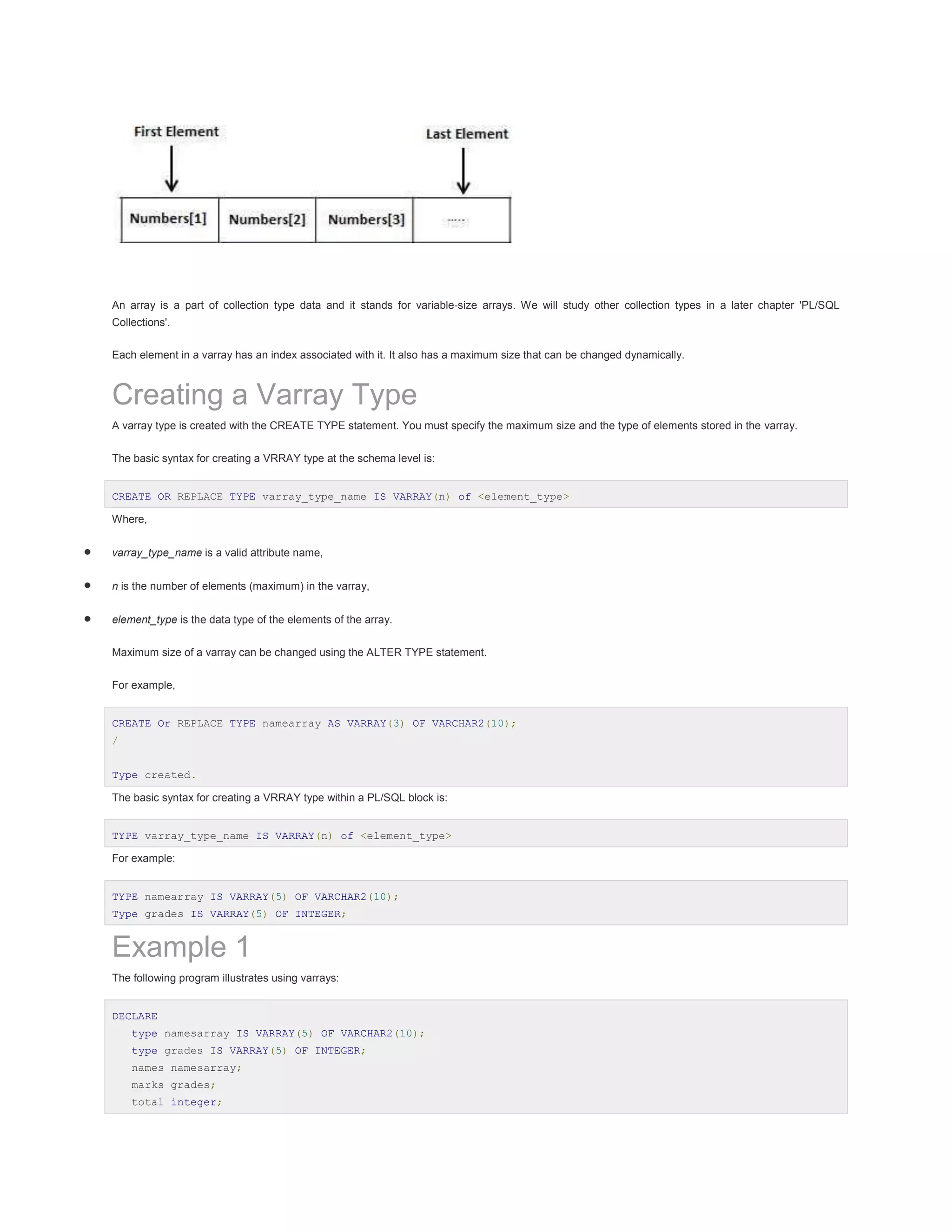 Exploring collections with example | DOCX | Databases | Computer Software and Applications